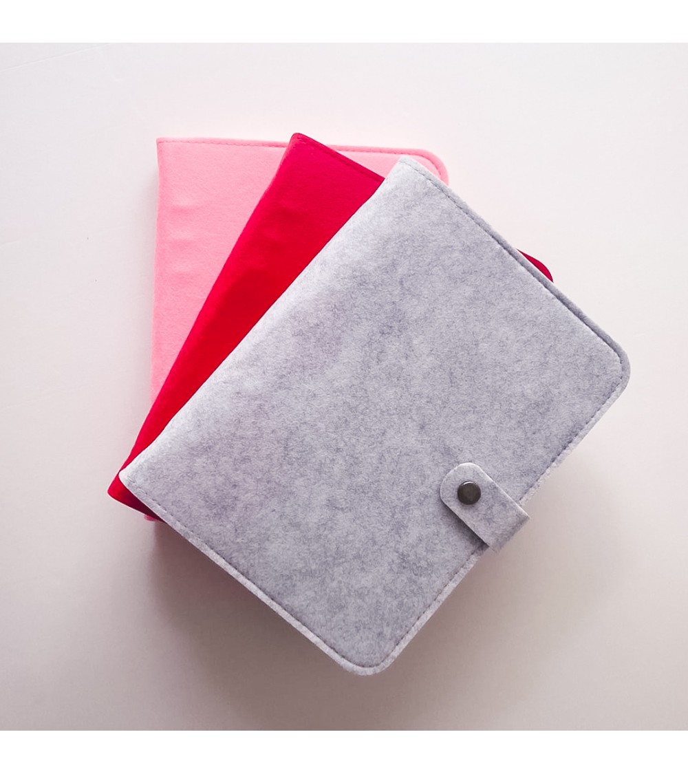 Planner A5 Fieltro - Rojo